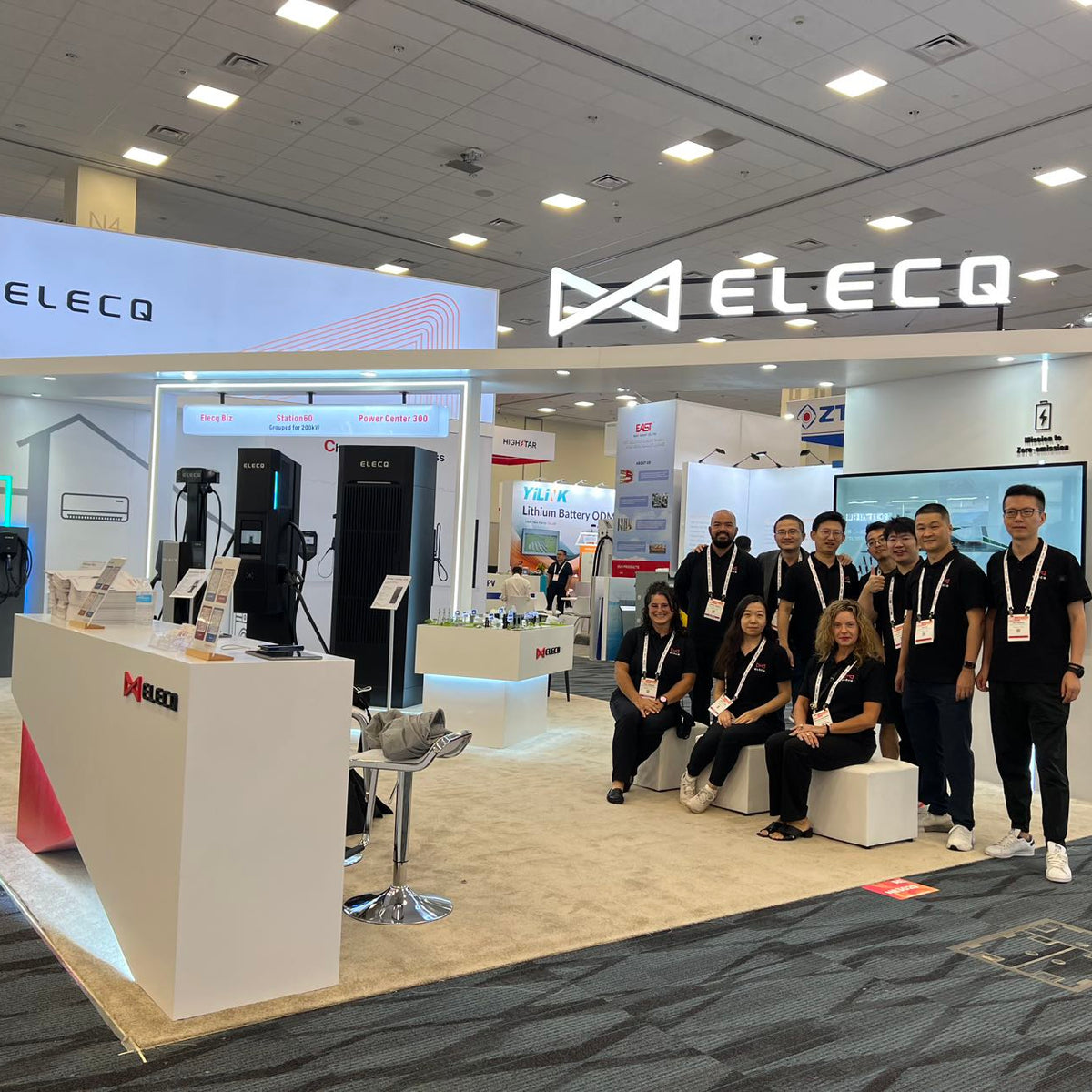 ELECQ Unveils Smart Charging Solutions at RE+ 2024 – Elecq